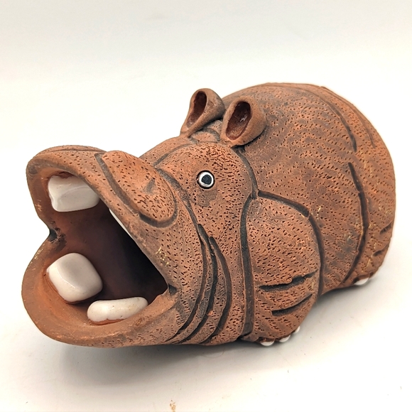 Casals of Peru | Art | Pottery House Hippo Casals Peru Handmade Animal ...
